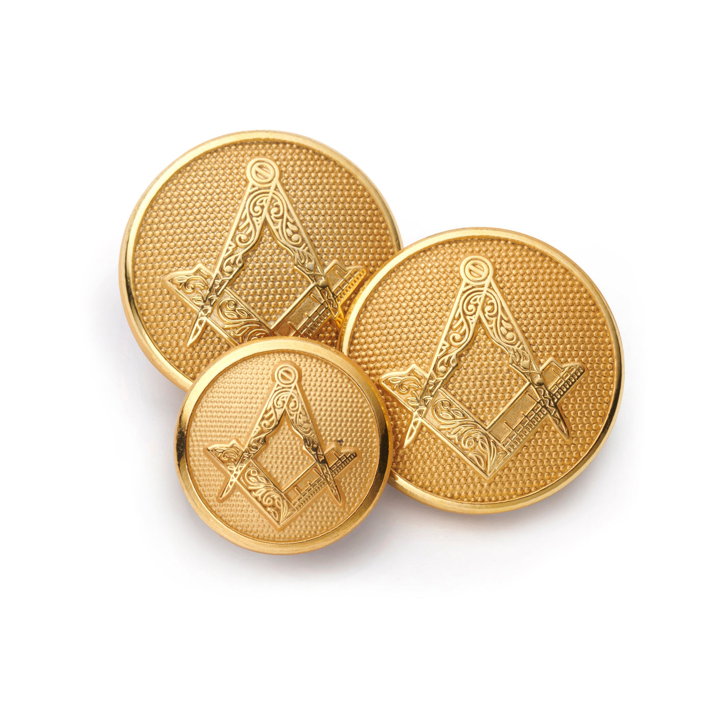 Masonic Blazer Button Set | Luxury Men's Accessory by Benson & Clegg
