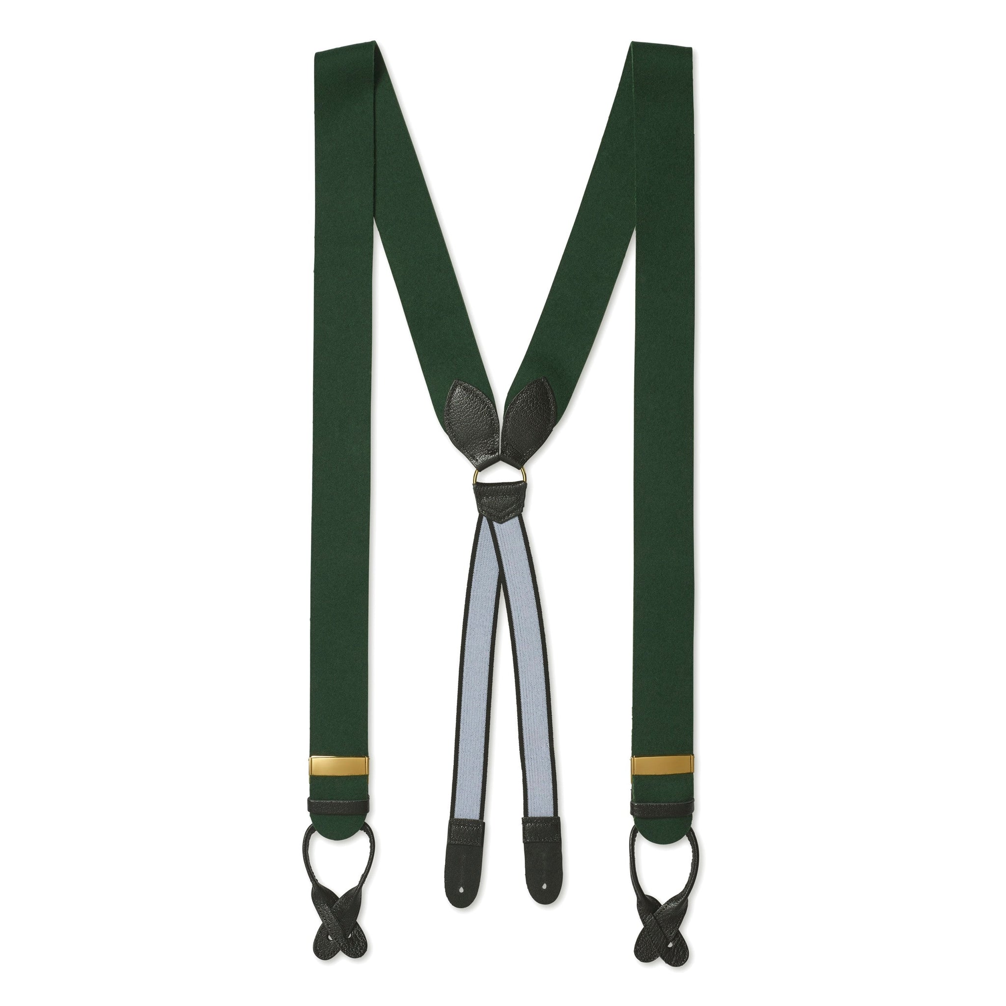 Green Box Cloth Braces | Luxury Handcrafted Elegance