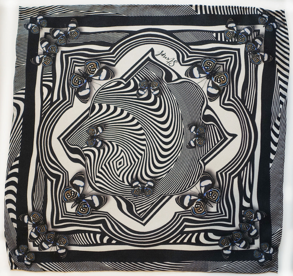 Abracazebra Pocket Square | Luxury Accessories from Benson & Clegg