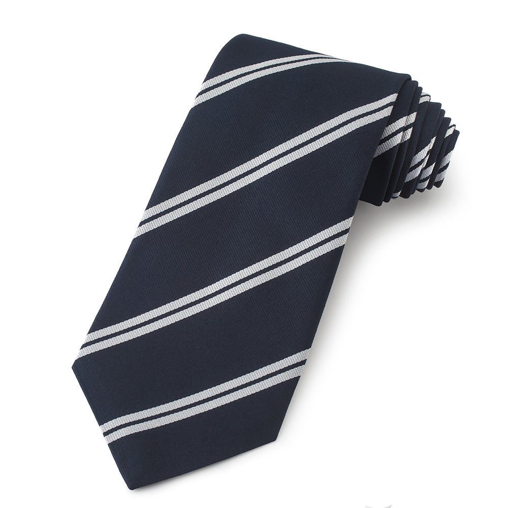 Harrow School Three-Fold Silk Reppe Tie | Luxury Formalwear by Benson ...